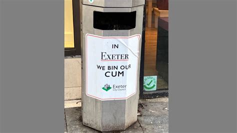 Sexy Exeters Sidewalk Sin Bins Cum Between Locals Suffolk Gazette