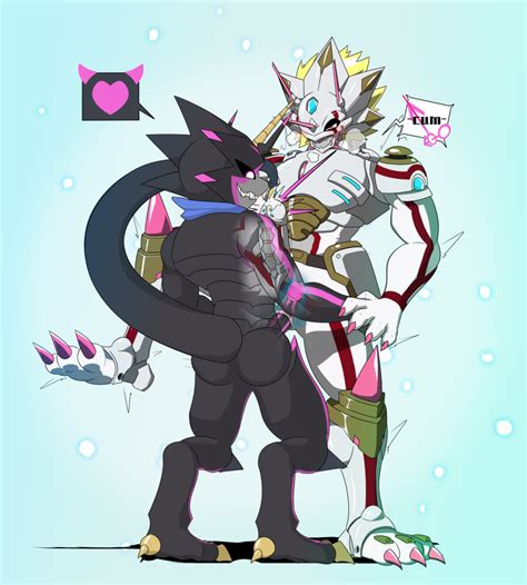 Rule 34 Absurd Res Anal Anthro Bandai Namco Black Body Blonde Hair Digimon Digimon Species