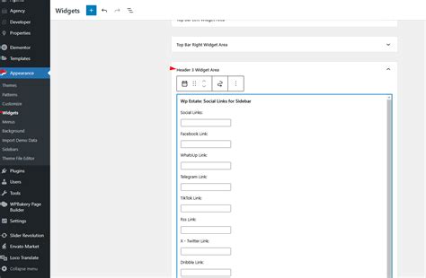 how to setup header type 3 vertical header wp residence help
