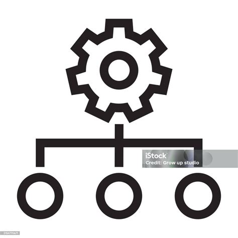 Cluster Icon Stock Illustration Download Image Now Analyzing