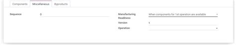 Bill Of Materials Odoo Enterprise Edition Book Manufacturing