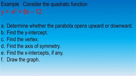 Graphing Quadratic Functionspptx