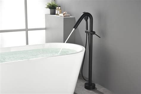 Freestanding Bathtub Faucet Brass At Kiara Whitworth Blog