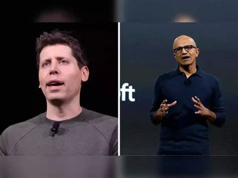 Satya Nadella Sam Altman Microsoft Ceo Satya Nadella Signals