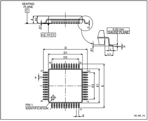 Stm32f070cbt6 Microcontroller 48mhz48 Lqfp Pinout And Features