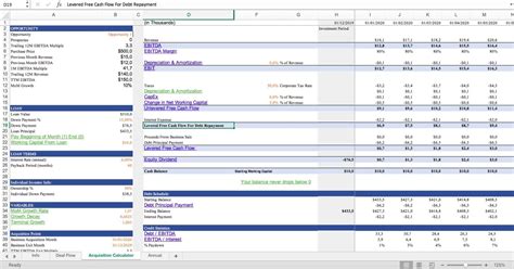 Acquisition Excel Model