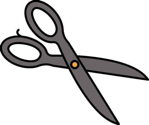 Grey Scissors Icon In Flat Style 24182812 Vector Art At Vecteezy
