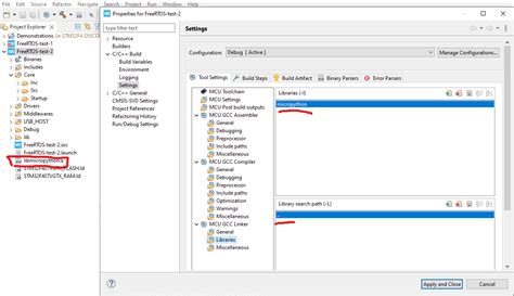C Problem With Linking Static Library In Stm32cubeide Stack Overflow