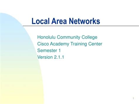 Ppt Local Area Networks Powerpoint Presentation Free Download Id9635899