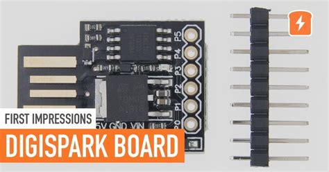 arduino compatible digispark board the first impressions 1 5