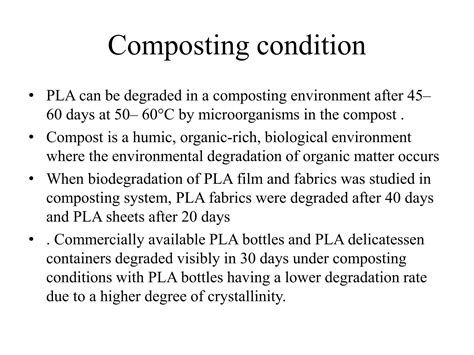 Environmental Biodegradation Of Pla By Biotic And Abiotic Factors Pptx