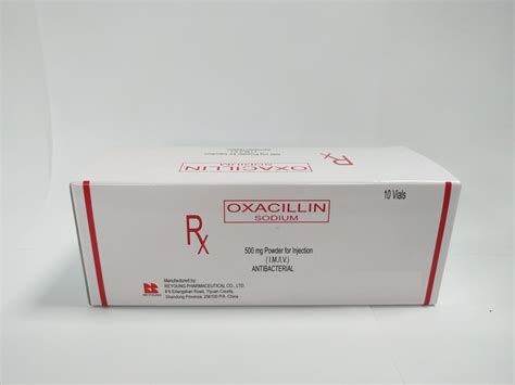 Oxacillin Sodium For Injection With Gmp Oxacillin Sodium And Oxacillin