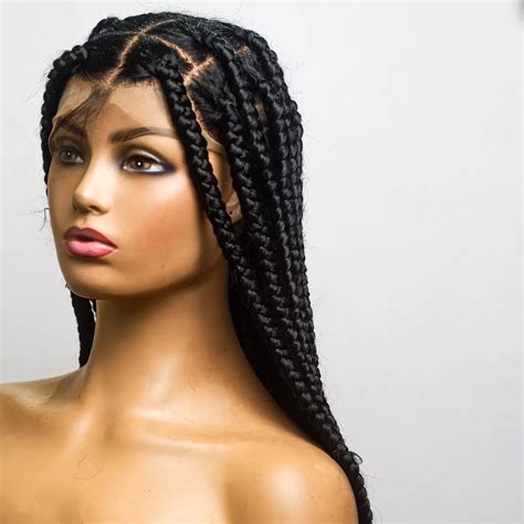 Jumbo Knotless Braids On Full Lace 40inches By Deejaworld Wigs Anka
