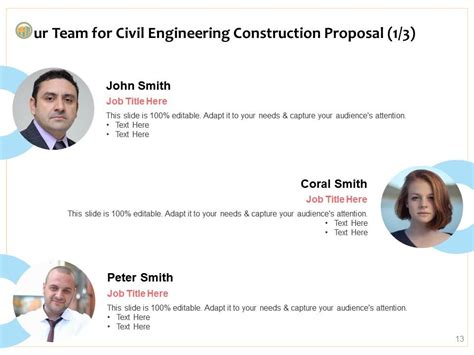 Civil Engineering Construction Proposal Powerpoint Presentation Slides Presentation Graphics