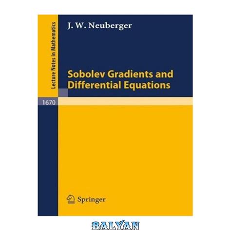 دانلود کتاب Sobolev Gradients And Differential Equations بلیان