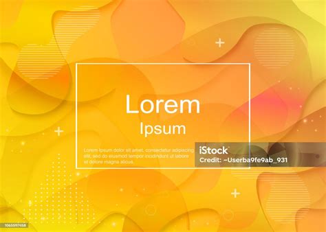 노란색 액체 색상 배경 디자인입니다 유체 그라데이션 도형 구성입니다 미래 지향적인 디자인 포스터입니다 벡터 일러스트 레이 션 0