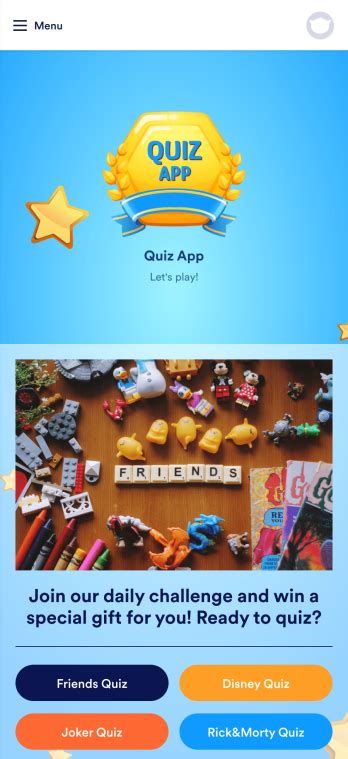 Relationship Quiz App Template Jotform