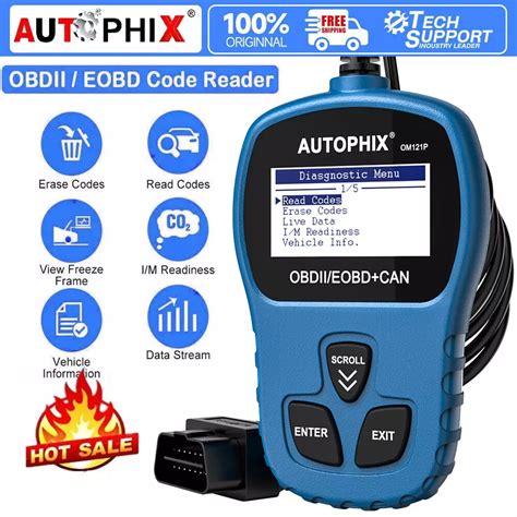 AUTOPHIX OM P Universal OBD Code Reader OBD Scanner Check Engine System For OBD EOBD CAN
