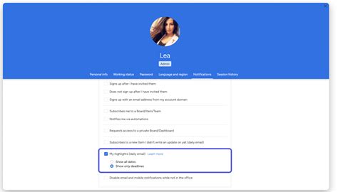 Email Notifications Support
