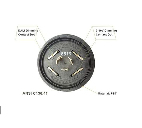 Twist Lock Pin Pin Pin Dimming Photocontrol Base Socket Receptacle For Led Light