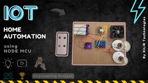 Iot Based Home Automation Using Node Mcu Microcontroller Youtube