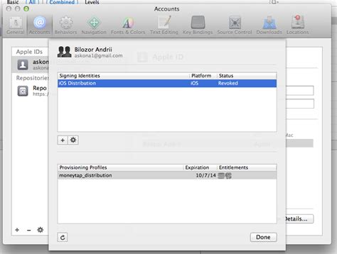 Iphone Why My Ios Distribution Signing Identity Is Revoked Stack Overflow