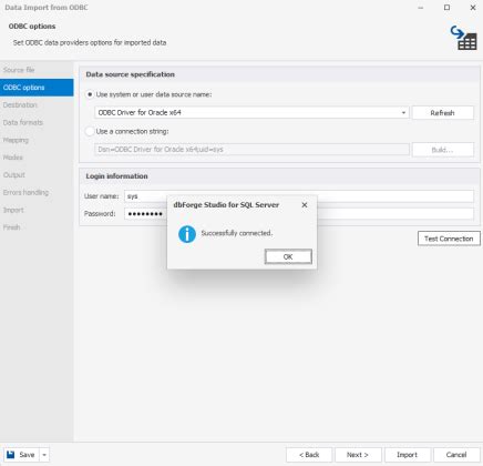 Data Migration From Oracle To SQL Server With ODBC Tools