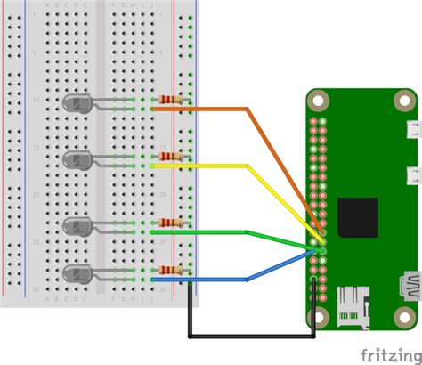 Raspberry Pi Zero Fritzing Empirejaf
