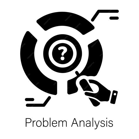 Premium Vector A Person Holding A Compass That Says Problem Analysis