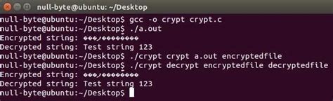 Security Oriented C Tutorial 0xfb A Simple Crypter Null Byte