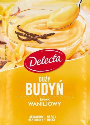 Delecta Budyń Waniliowy 64g 5900983000200 • Cena Opinie • Budyń