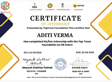 Aditi Verma On Linkedin Im Delighted To Share That I Have Successfully Completed Internship