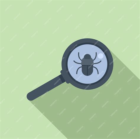 Premium Vector Bug Magnifier Icon Flat Vector Hacker Error Computer Threat Premium Vector Bug Magnifier Icon Flat Vector Hacker Error Computer Threat