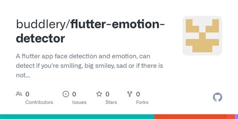 github buddlery flutter emotion detector a flutter app face detection and emotion can detect