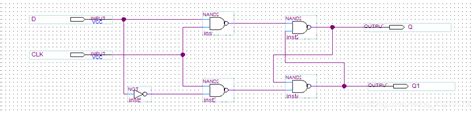 quartus ii13 1三种方式实现d触发器及时序仿真 quartus q非 csdn博客