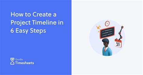 How To Create A Project Timeline In 6 Easy Steps Quidlo