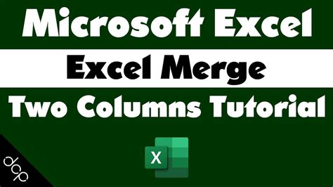 Excel Merge Two Columns Tutorial YouTube