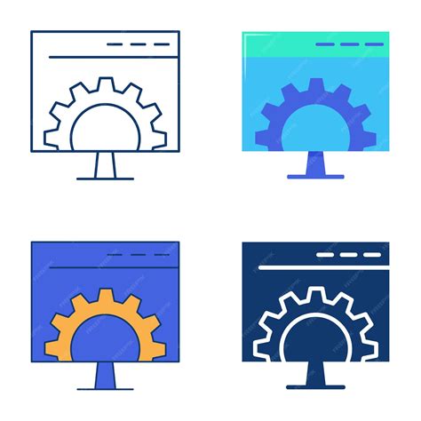 Premium Vector Software Icon Set