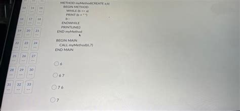 Solved 13 14 15 Method Mymethodcreate Ab Begin Method