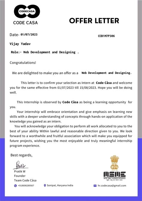 Vijay Yadav On Linkedin Connections Intern Webdevelopment Codecasa