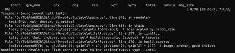 Training Issue We Yolov Plate GitHub