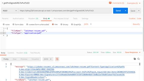 Upload File To S3 Using Lambda The Pre Signed Url Way