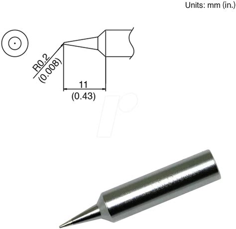 Hakko Soldeerpunt T18 Is 02 Mm Conisch Hakko Soldering Tips And