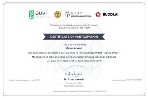 Mukul Anand On Linkedin Aicte Certificate Learningandgrowing
