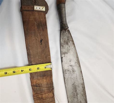 Old Antique Sword Barung Machete 1800s Or 1900s Bolo 4637356525