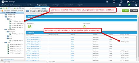 Structuring Qtest Projects Integrated With Jira