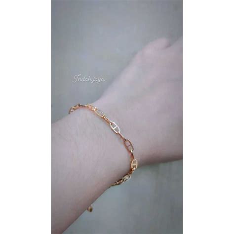 Jual Gelang Rante Herms Emas Asli 8k 205gr Shopee Indonesia