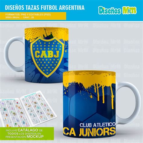 25 DiseÑos Futbol Argentino Para Sublimar Tazas Futbol Argentino