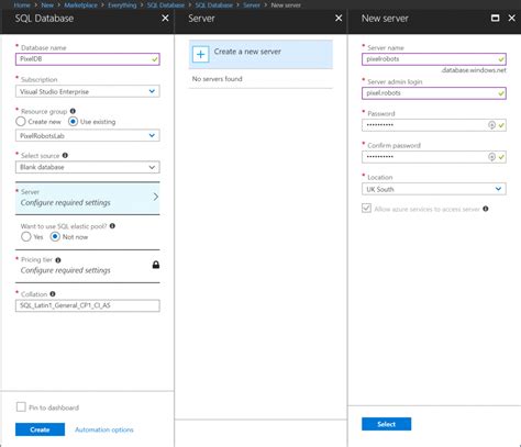Step By Step Guide To Creating An Azure Sql Database Pixel Robots