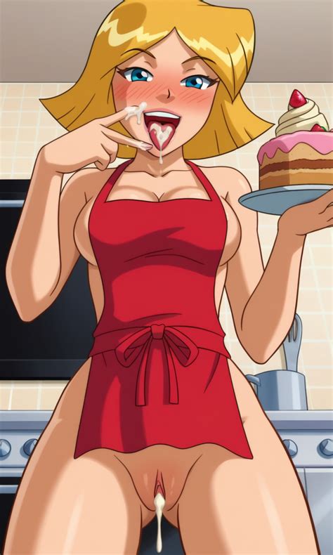 Rule 34 After Sex Ai Generated Apron Ass Bigmic145 Blonde Hair Breasts Cleavage Clover